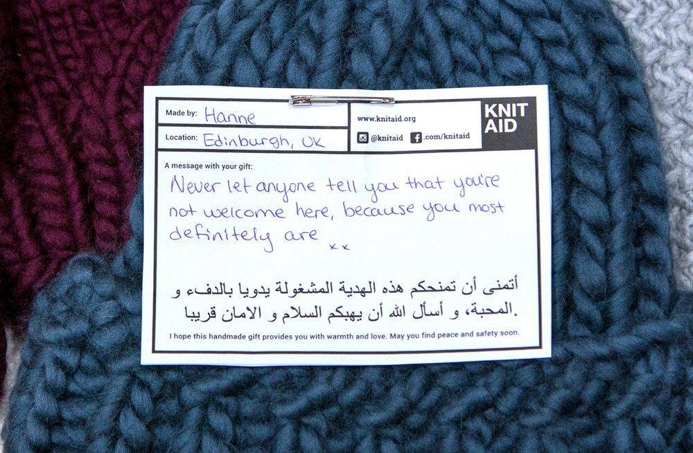 Knit Aid: garments for refugees - InfoMigrants