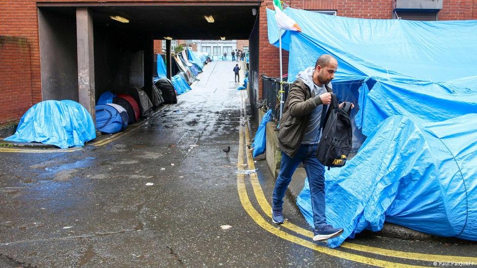 Ireland: Police dismantle migrant camp in Dublin - InfoMigrants