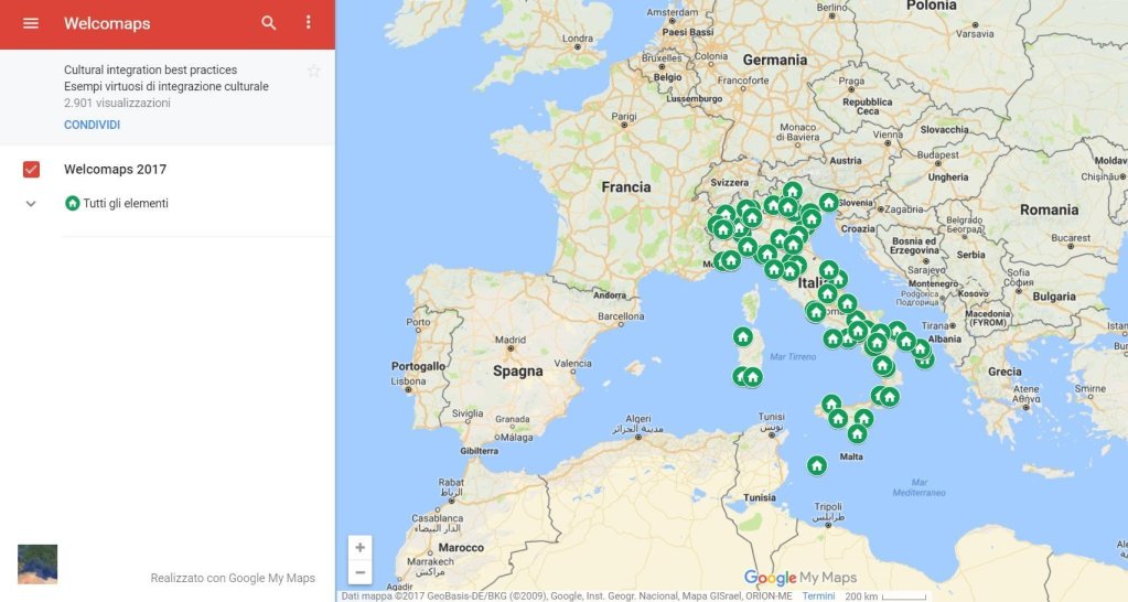 Welcomaps, the interactive map of migrant reception in Italy - InfoMigrants