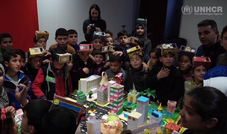 Future Aleppo project lets refugee kids 'rebuild cities' - InfoMigrants