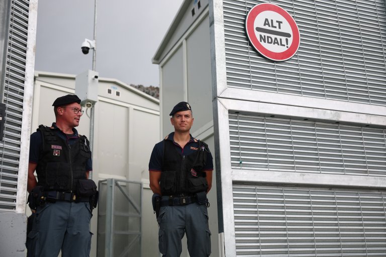 Italy's migrant processing center in Albania to welcome first arrivals ...