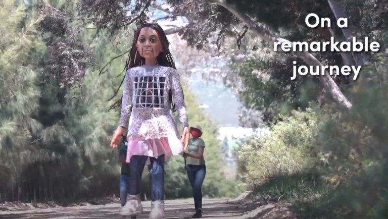 Refugee girl puppet will travel 8,000 kilometers across Europe ...