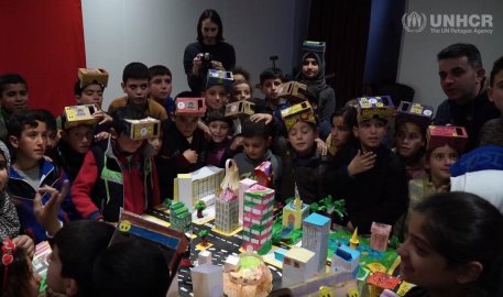 Future Aleppo project lets refugee kids 'rebuild cities' - InfoMigrants