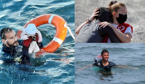 Ceuta : les histoires derrière les photos chocs - InfoMigrants